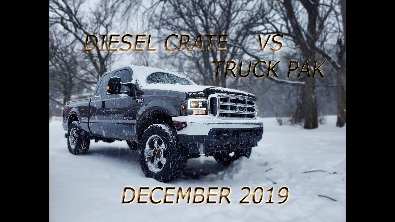Truck Pak Vs Diesel Crate (December 2019) - YouTube