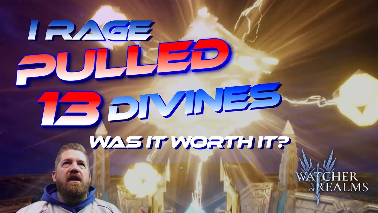 I Rage Pulled all My Divines on the 2x to finish Spiritual Altar ...