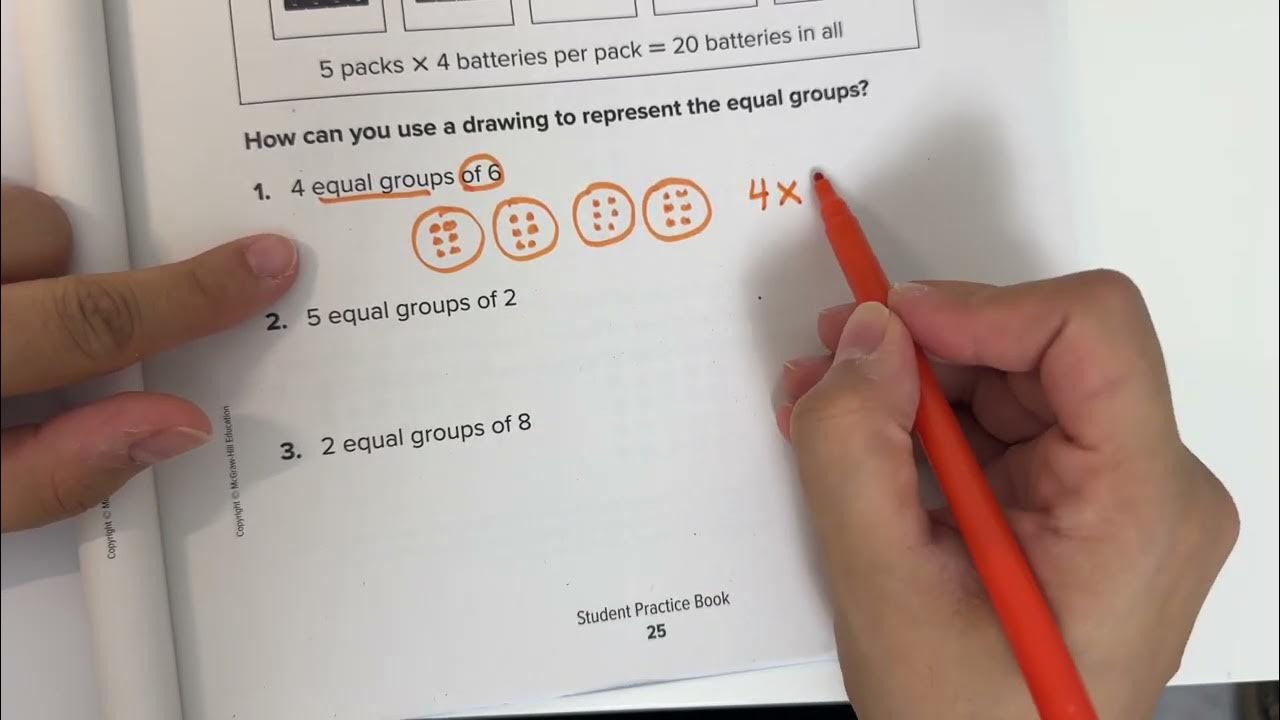 G3 Unit 3 Lesson 1: Understand equal groups - YouTube