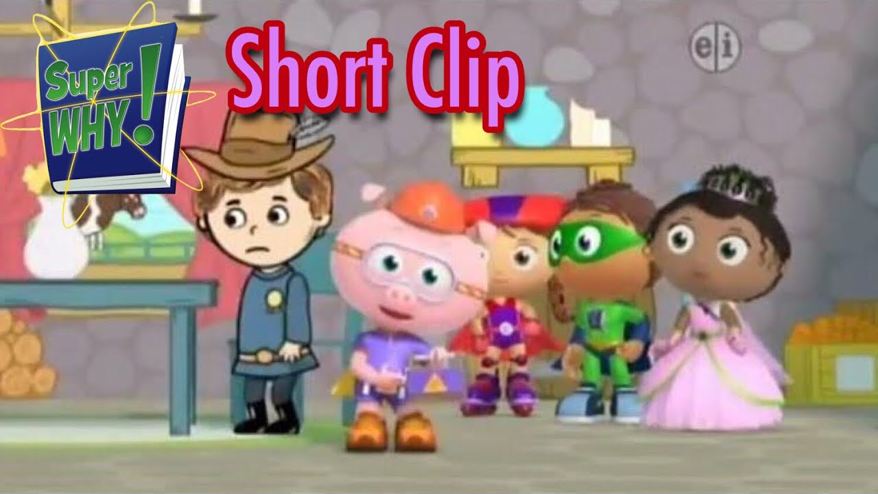 Super Why Short Clip in 4K Alpha Pig Finds Breakfast Items For the ...