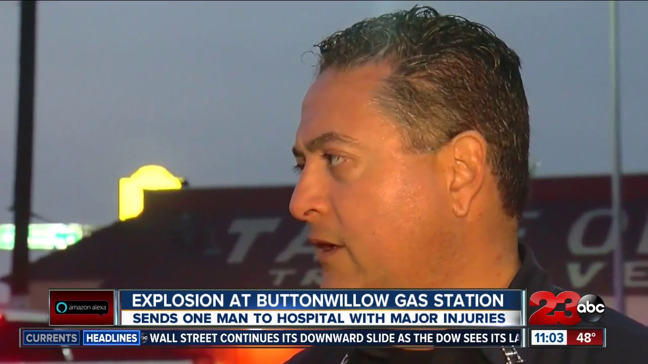 Explosion at Buttonwillow gas station - YouTube