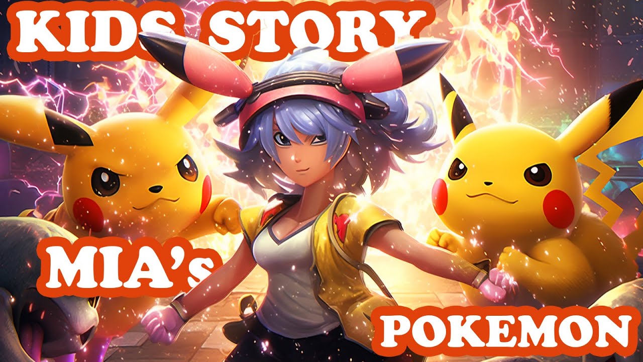 Bed Time Story : Pokemon | Pikachu | Mia - Pokemon trainer | Adventure ...