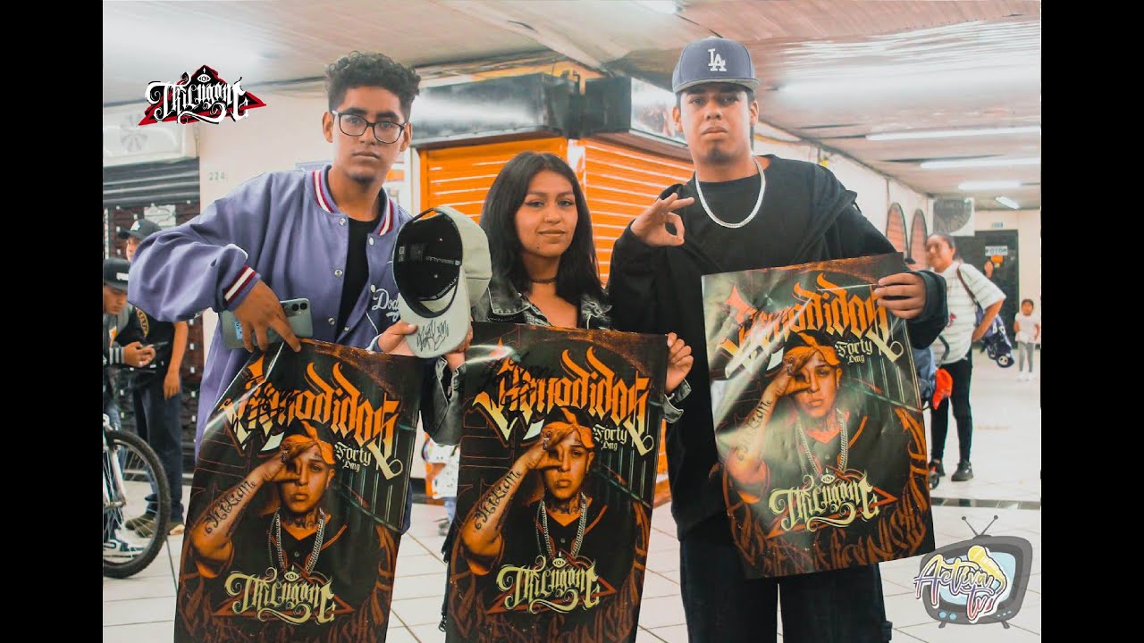 FORTY DMG FIRMA DE AUTOGRAFOS URBAN CITY CLOTHING ACTIVA TV - YouTube