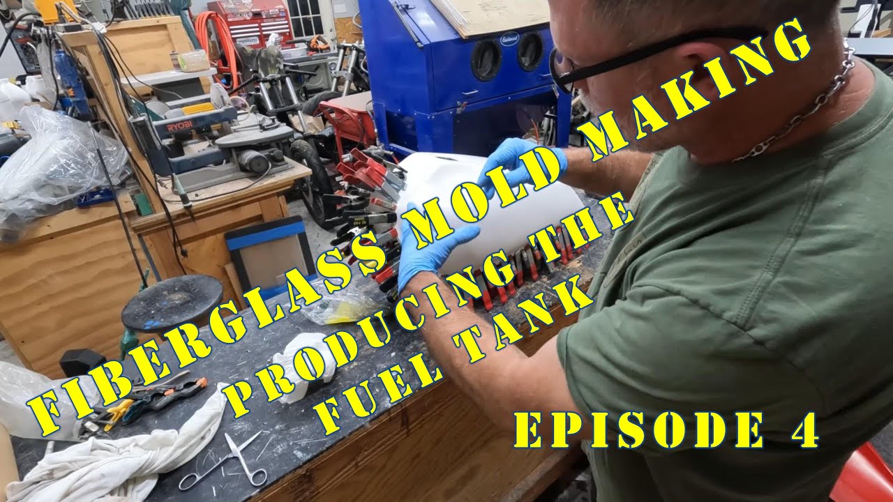 Fiberglass Mold Making Producing The Fuel Tank EP4 - YouTube