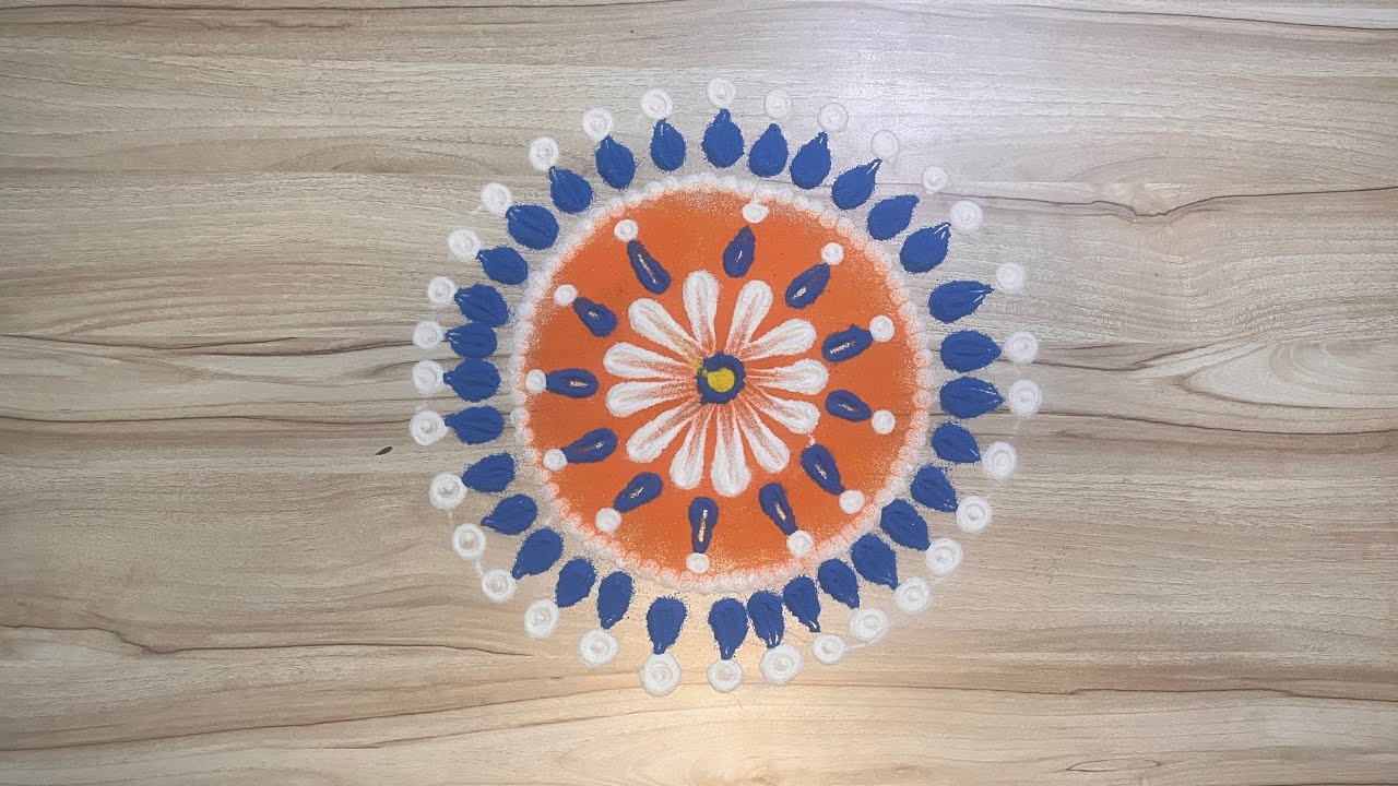 Beautiful Rangoli Designs | Simple Rangolis | Easy Rangolis Relaxing ...