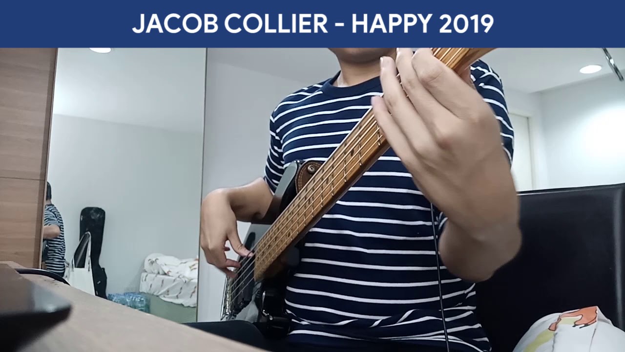 Jacob Collier - Happy 2019 (Bass Cover) - YouTube