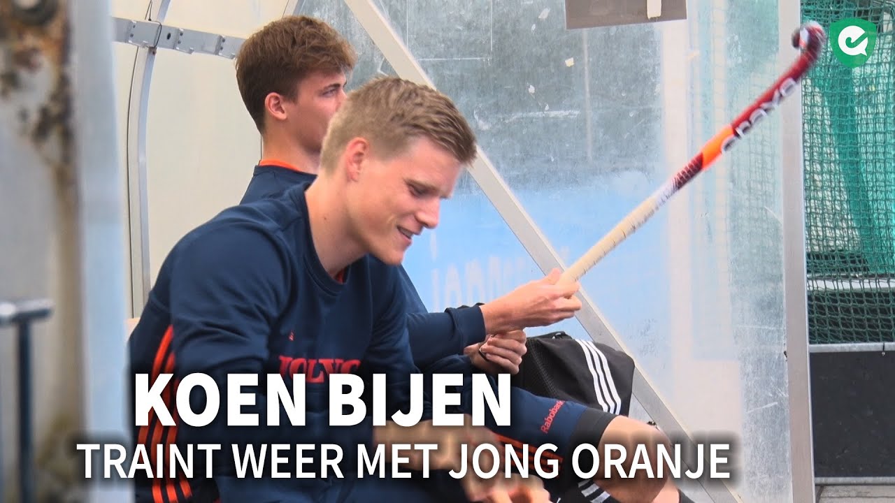 Koen Bijen traint weer met Jong Oranje - YouTube