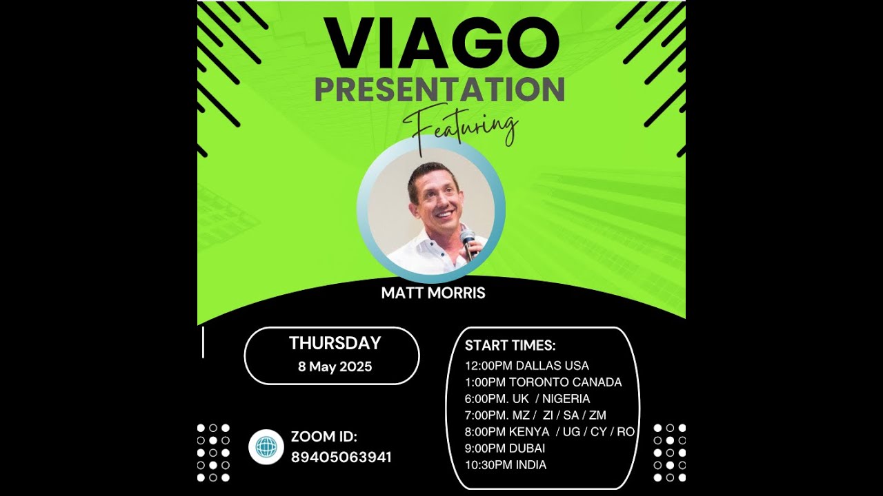 Club Viago Presentation with Matt Morris - 8th May - YouTube