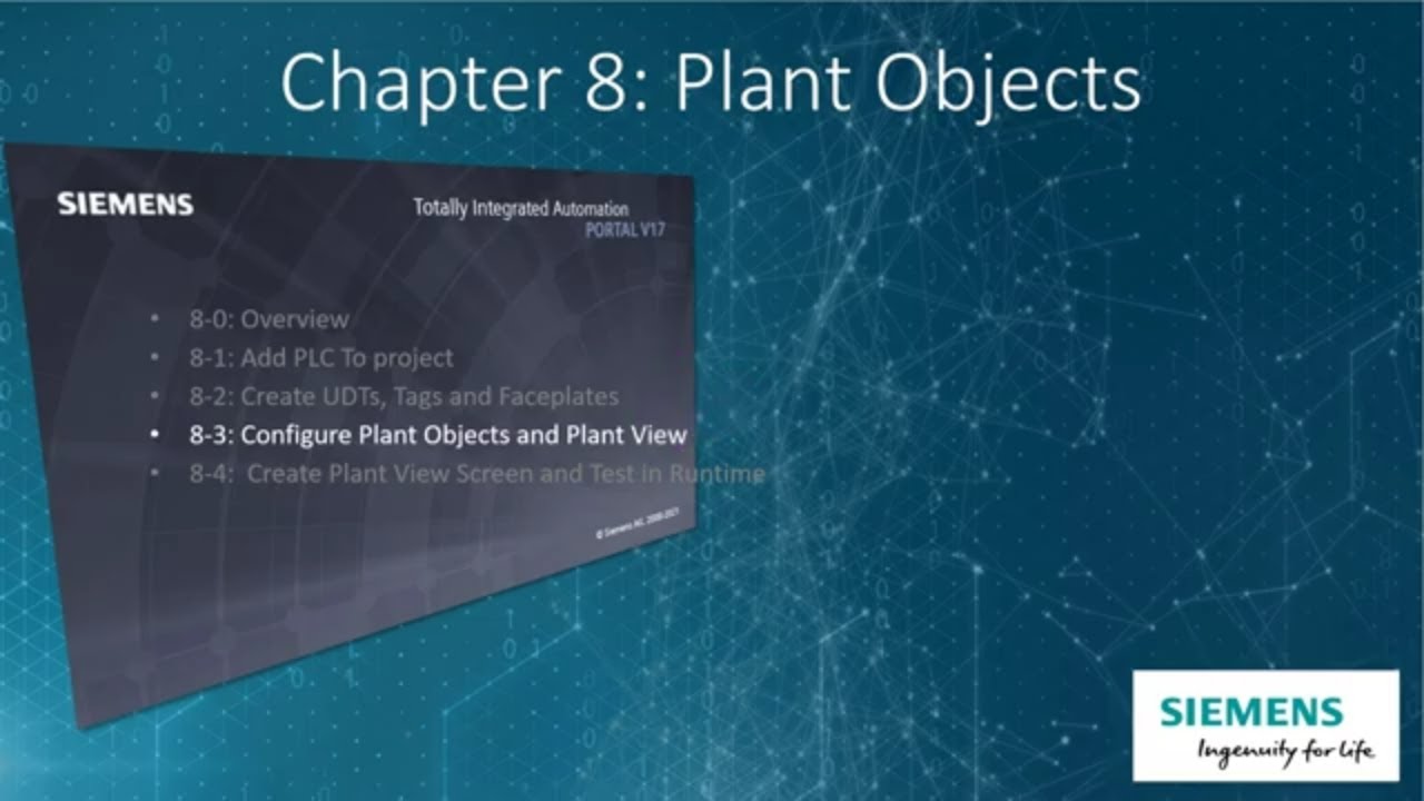 WinCC Unified V17 # 31: Configure Unified Plant Objects and Plant View ...