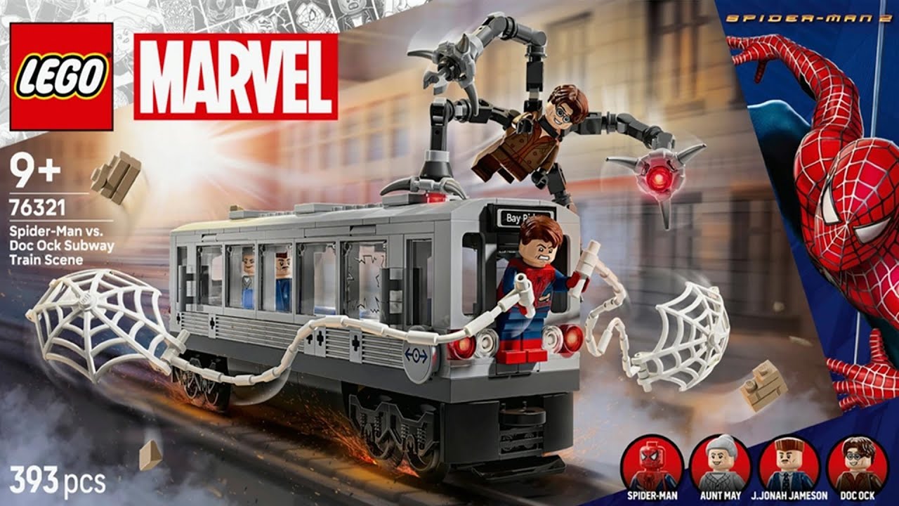 LEGO Instructions - Marvel - 76321 - Spider-Man vs. Doc Ock Subway ...