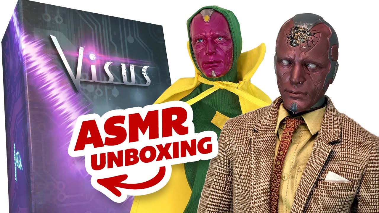 WandaVision ~ASMR~ UNBOXING Vision 1/6 Action Figure! [Flash Point ...