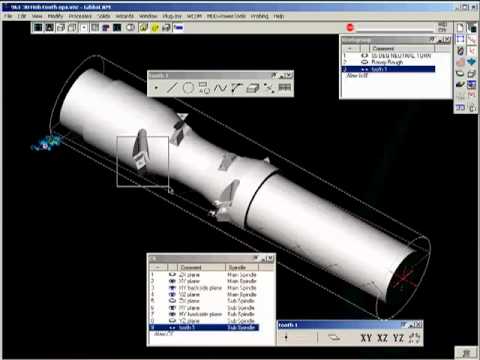 GibbsCAM MTM Coordinate Systems - YouTube