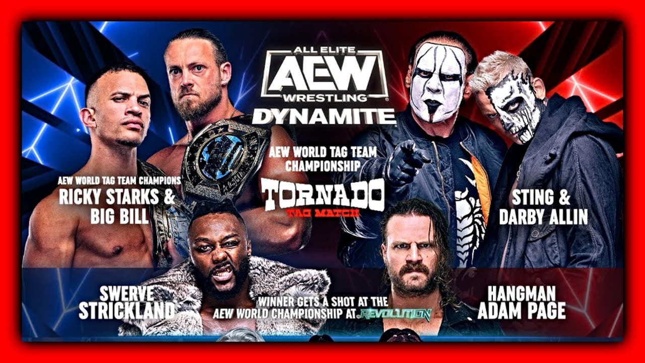 Sting & Darby WINNING TAG TITLES LIVE TONIGHT!! | AEW Dynamite WATCH ...