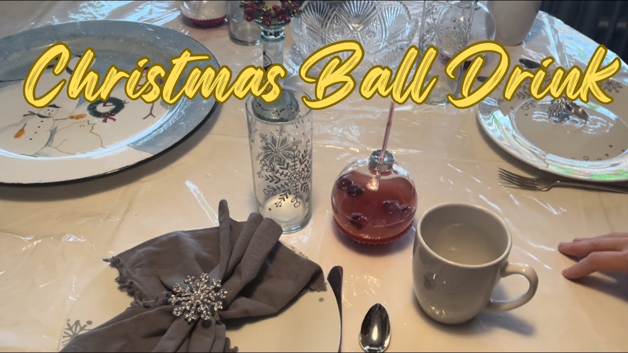 Christmas Ball Cocktail Drink - YouTube