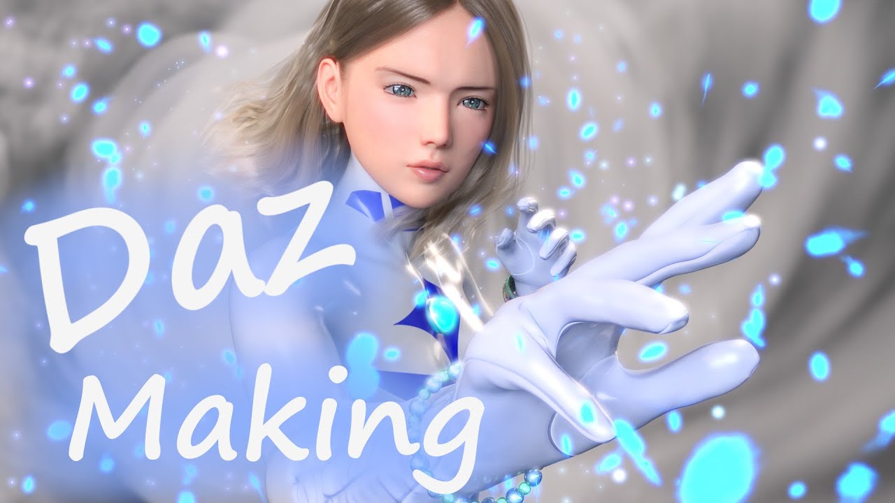 Behind the Scenes #7 : Crafting a Beautiful Heroine in 3DCG with DAZStudio & Iray - YouTube