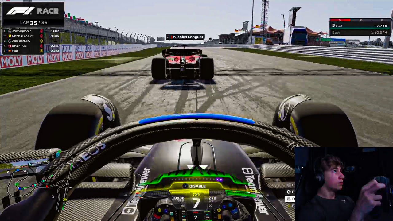 PROPER RACING 👏 Jake Benham and Nicolas Longuet's EPIC battle for ...