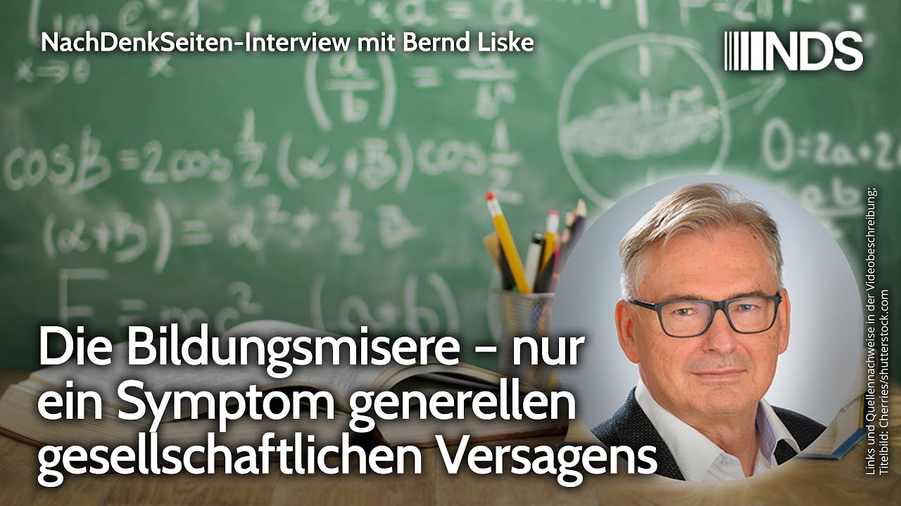 Die Bildungsmisere – nur ein Symptom generellen gesellschaftlichen ...