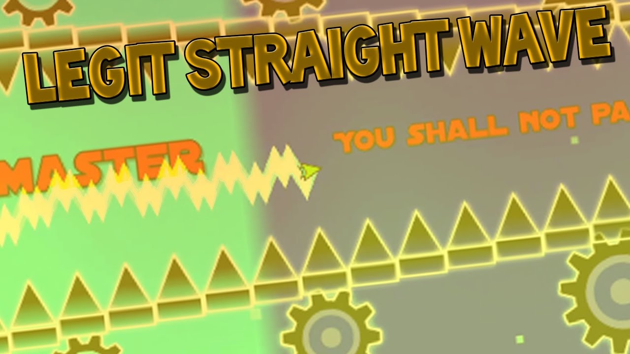 Geometry Dash | STRAIGHT WAVE HACK/GLITCH?! - YouTube