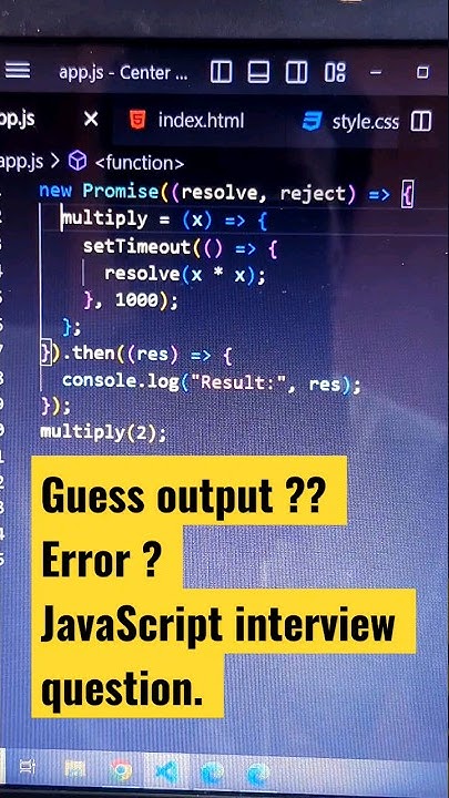 JavaScript Interview Questions Short-1 #javascript #shorts #interview ...