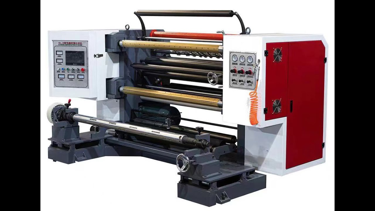 WLQ-1300 Slitting Machine - YouTube