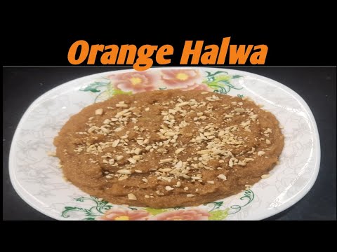 Orange Halwa Recipe | Orange Suji Halwa | Orange Sheera #dessert # ...