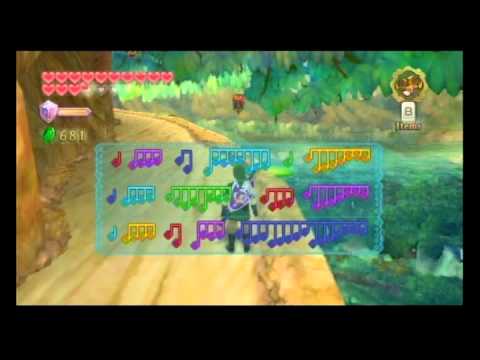 The Legend Of Zelda Skyward Sword Collecting Music Notes Soundtrack ...