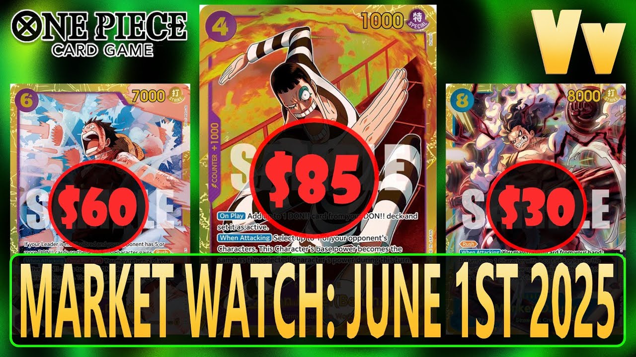 One Piece TCG: Market Watch June 1st, 2025 - Some Concerning Prices ...