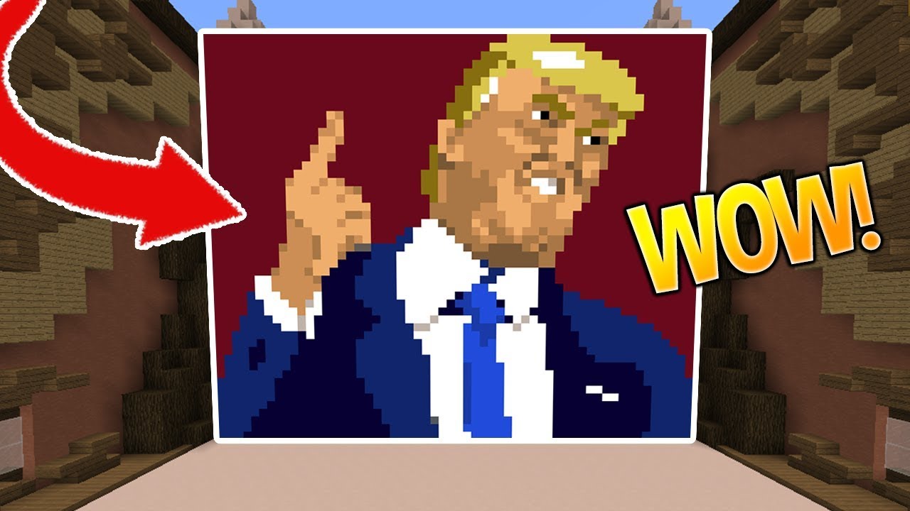 TRUMP??? (Minecraft Build Battle) - YouTube