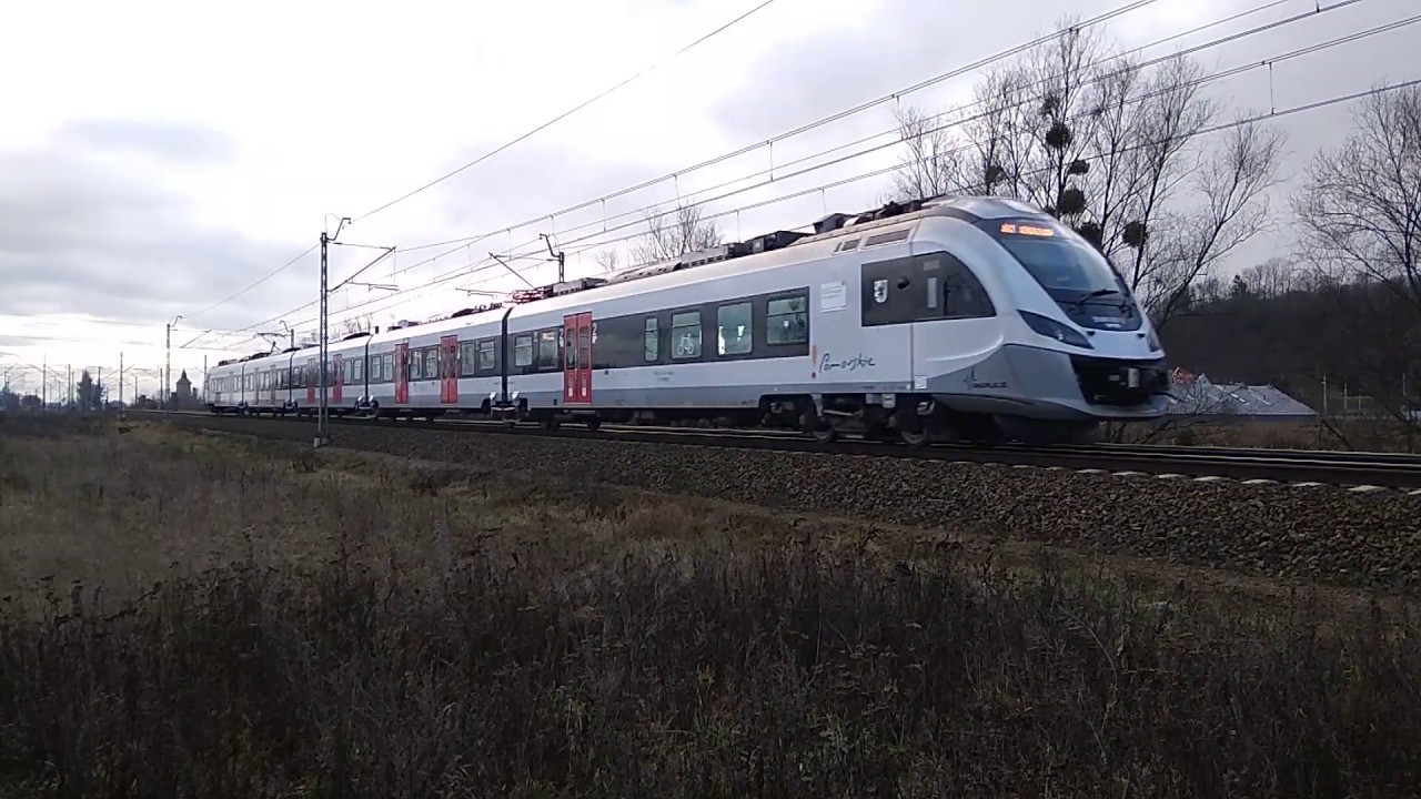 EN90-001 PolRegio "Impuls" wjeżdża na p.o Gdańsk Lipce - YouTube