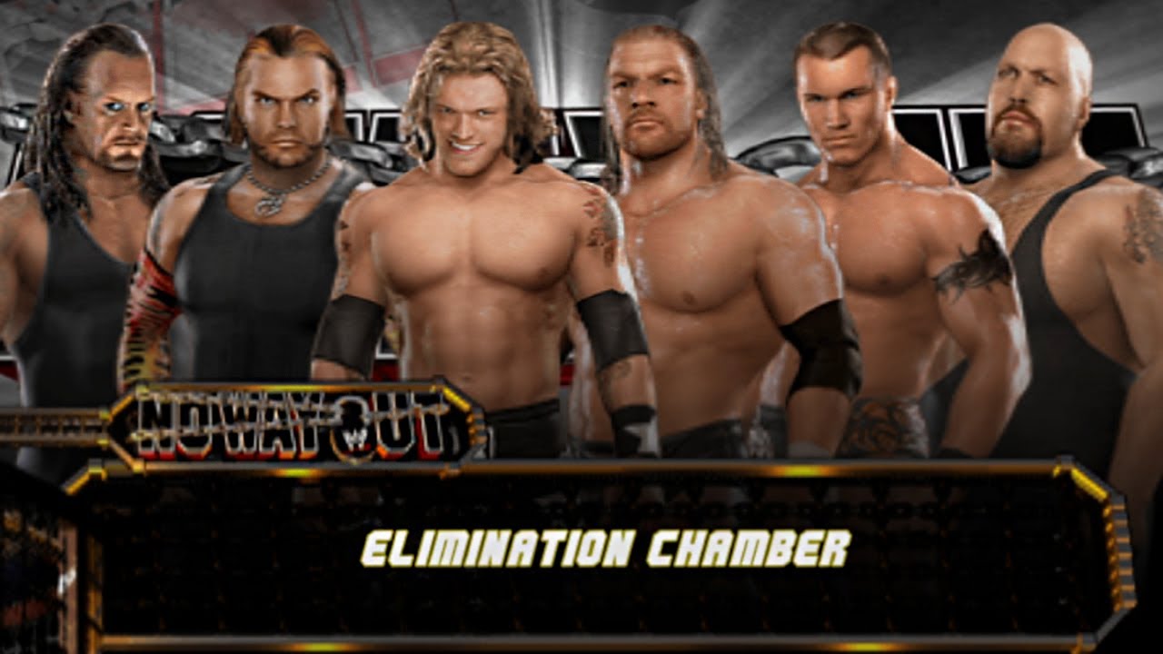 WWE SVR 2009: Elimination Chamber - Jeff Hardy vs Edge vs Orton vs HHH ...