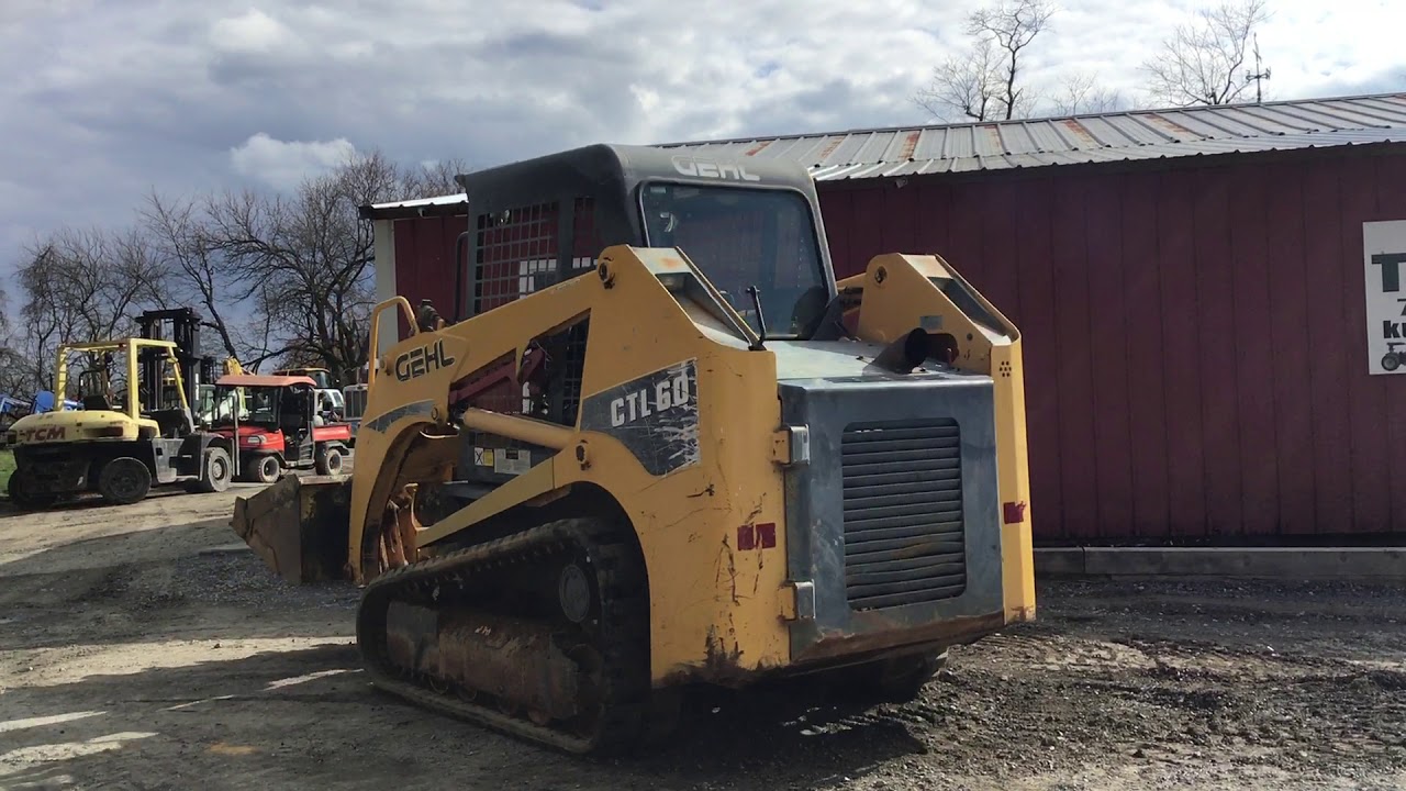 GEHL CTL60 SKID STEER - YouTube