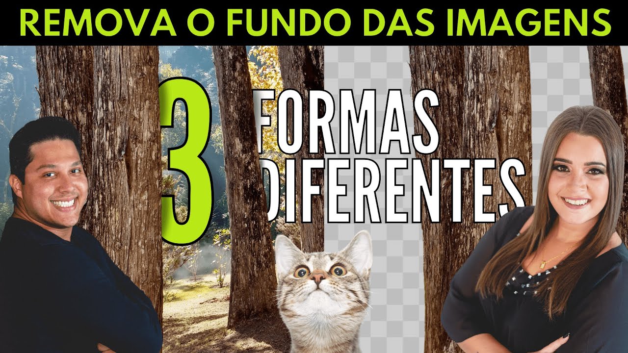 COMO REMOVER O FUNDO DE UMA IMAGEM DE 3 FORMAS DIFERENTES - YouTube