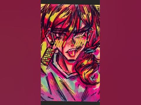 Drawing in Hyperpop Art Style💚 #artstyle - YouTube