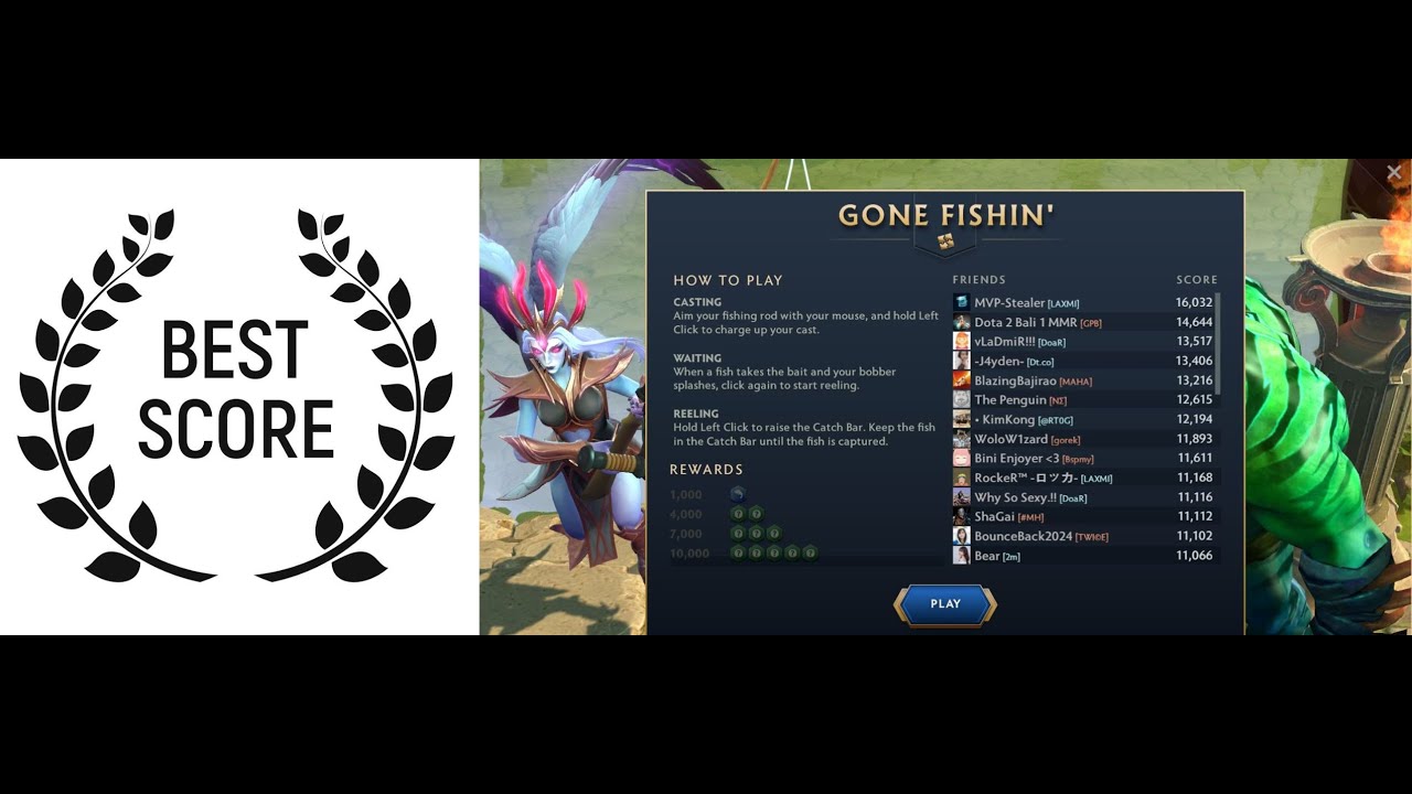 Hunting Ultra-Rare fish 🐟🐠| Dota 2's Fishing Crownfall Game #dota2 # ...