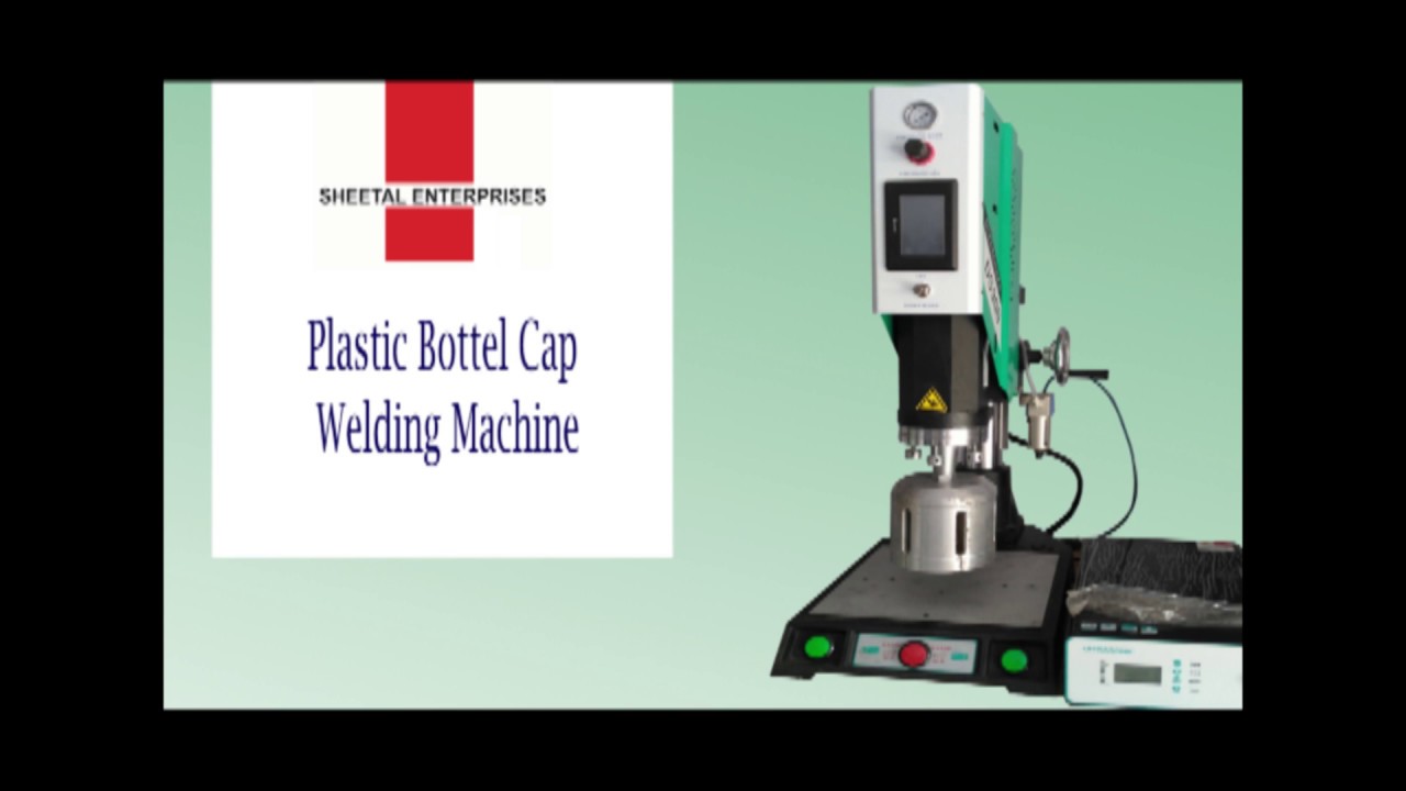 Plastic Bottel Cap Welding Machine - YouTube