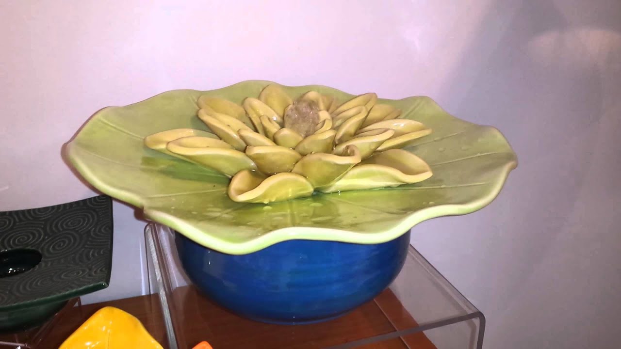Waterlily Fountain - YouTube