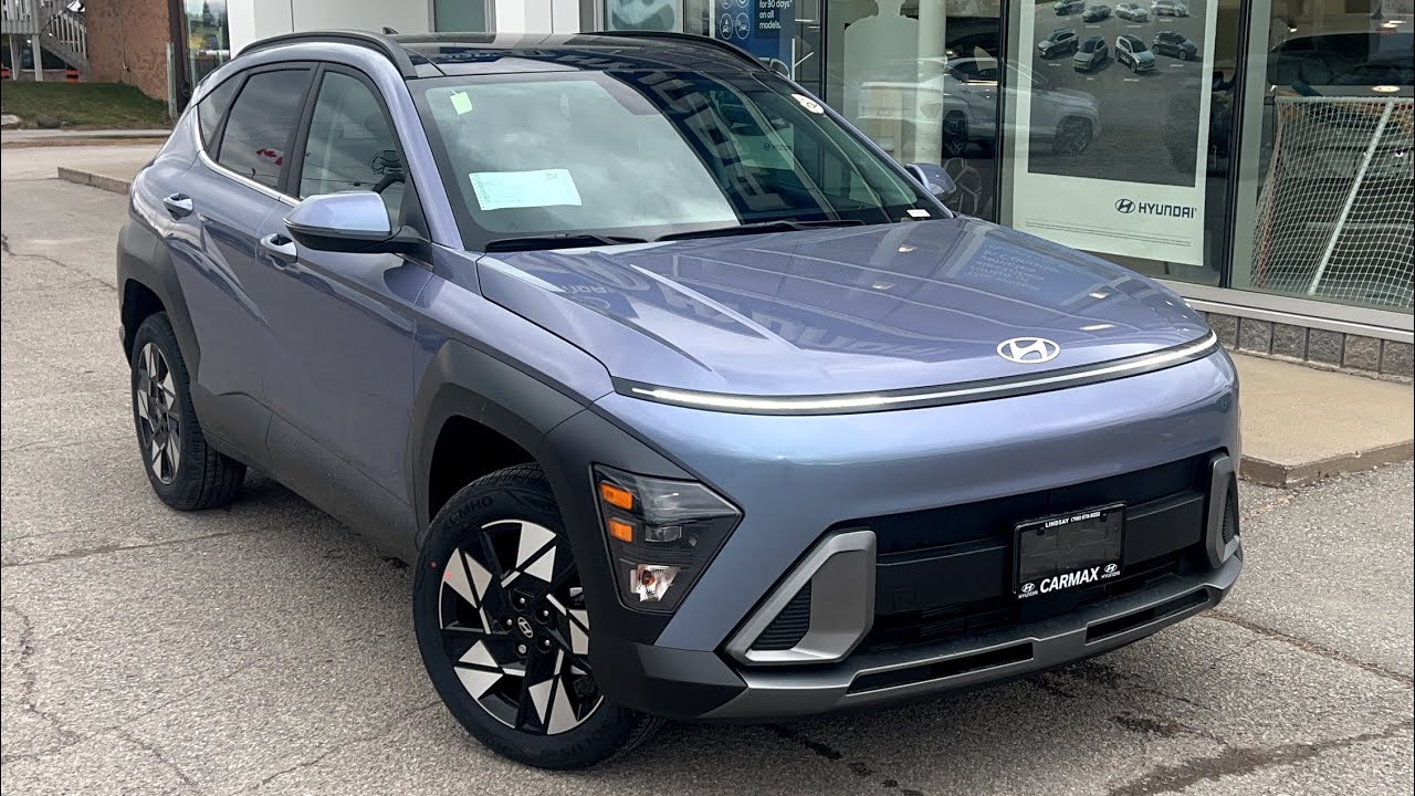 2024 Kona Preferred Trend AWD Meta Blue - YouTube
