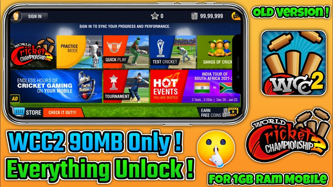 Wcc2 Only 90MB 🔥 Download For Android || How to download Wcc2 Old ...
