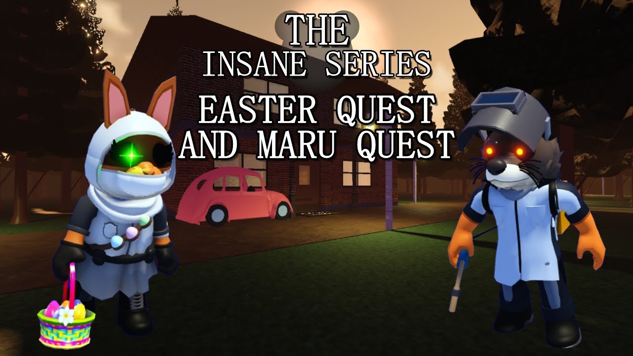 ROBLOX PIGGY | The Insane Series Easter Quest + Maru Quest - YouTube
