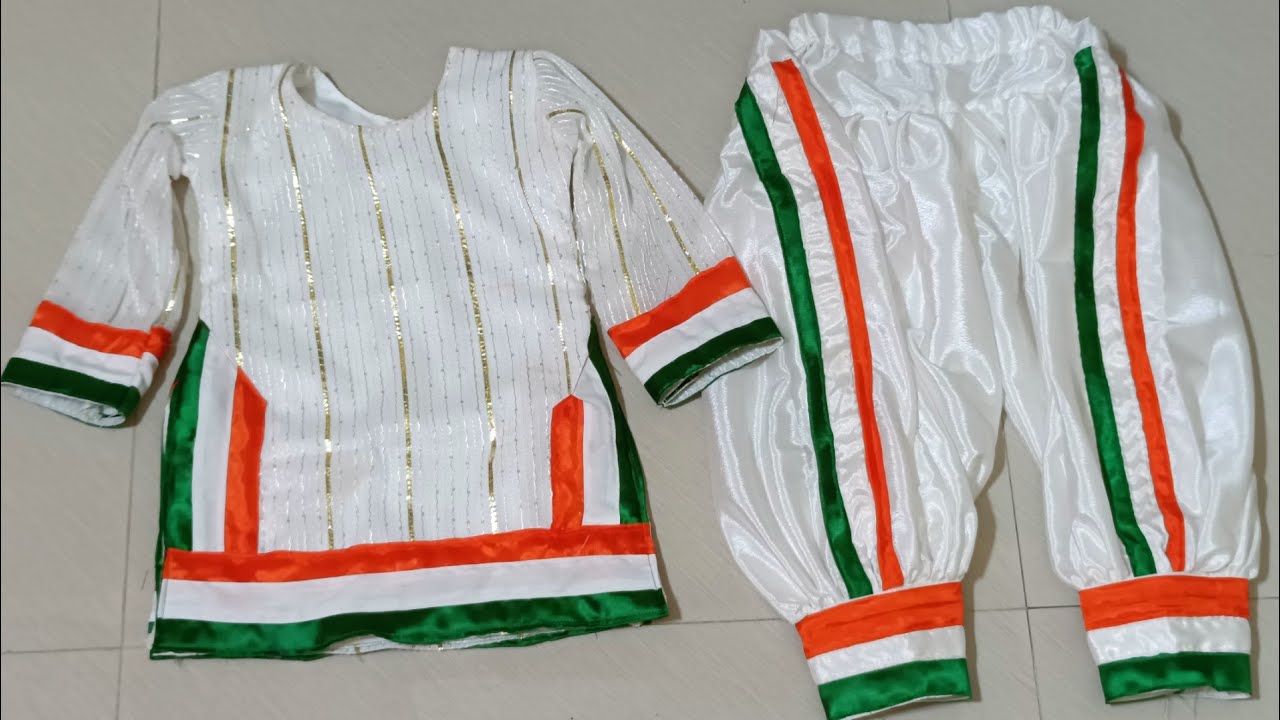 Independent Day Special 3-4 Year Baby Dress Cutting & Stiching/15 ...