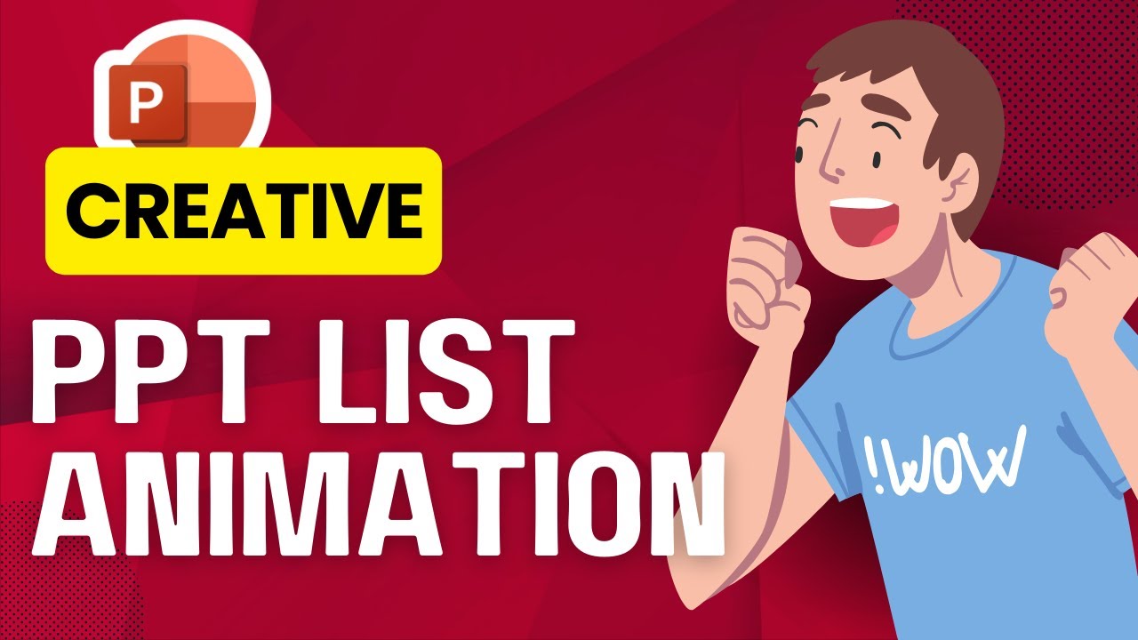 Create a stunning PowerPoint Template for Bullet Point List - YouTube