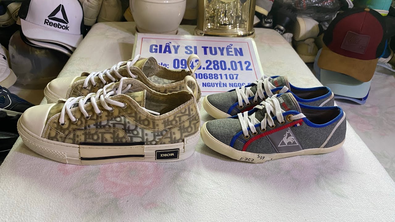 11/8 Giầy thể thao si tuyển,Ba lô ,đeo chéo New balance,DIOR,Le coq ...