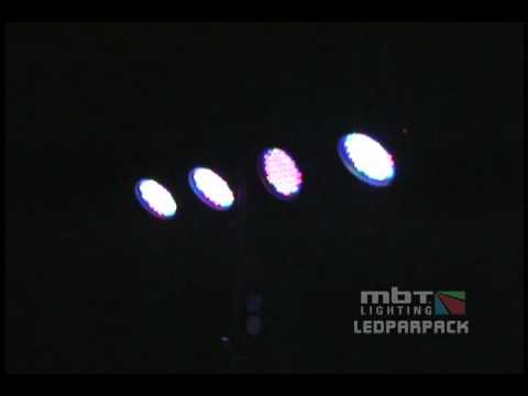 MBT Lighting LEDPAR96 Par Can Pack - YouTube