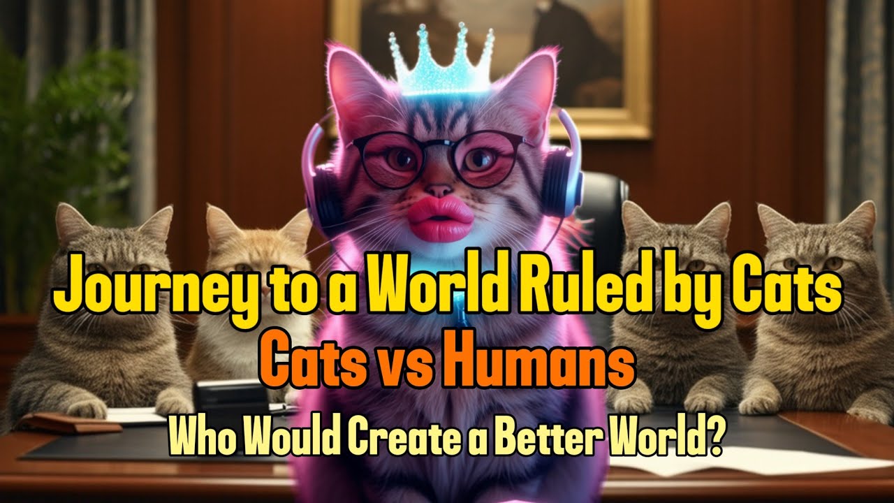 Let's Travel to a World Where Cats Are in Charge👅👀 What If Cats Became ...