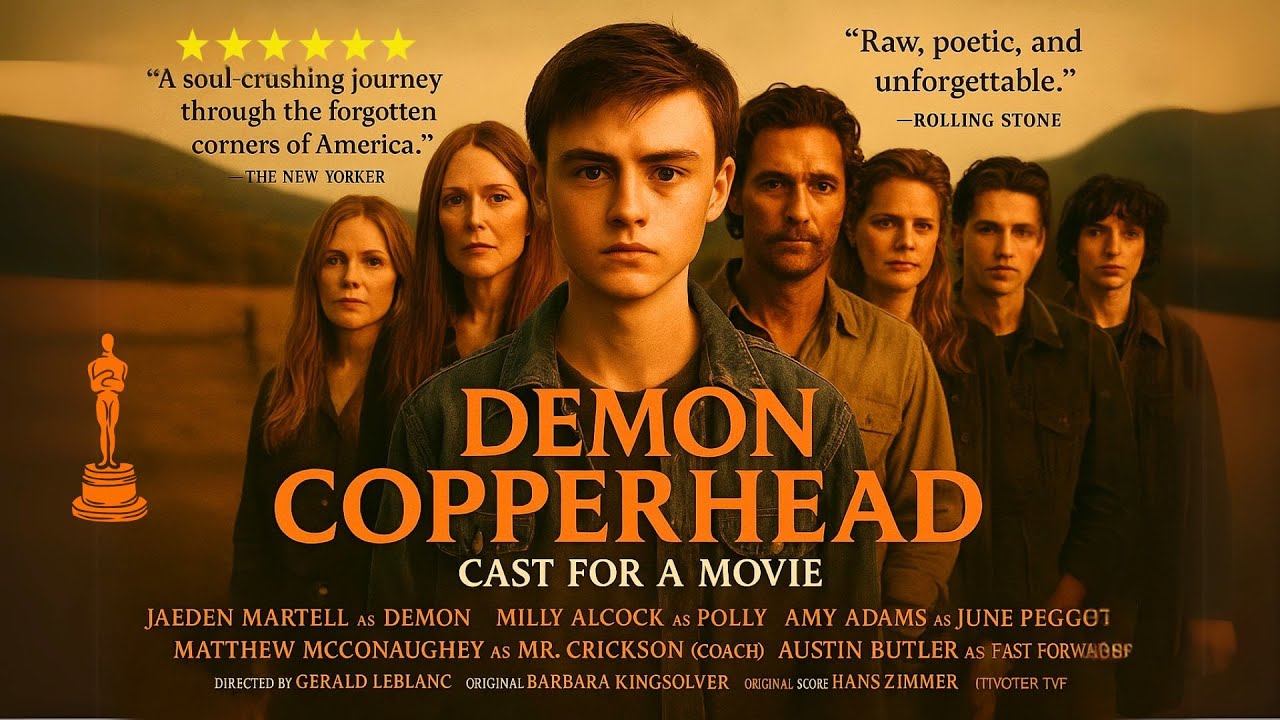 Cast for a Movie: Demon Copperhead Movie - Barbara Kingsolver - YouTube