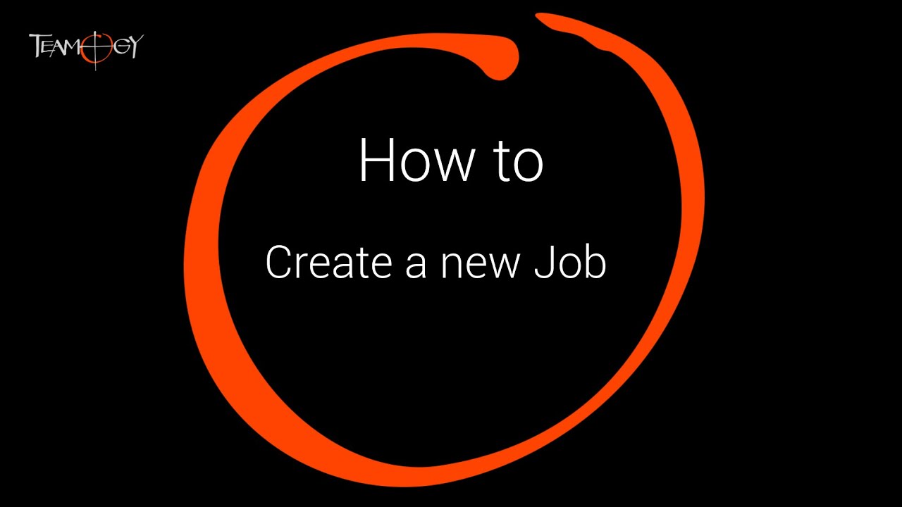 HOW TO | Create a new Job - YouTube