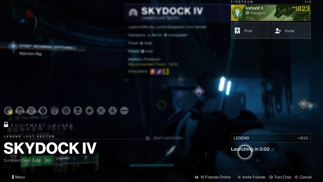 Destiny 2 Skydock IV Legend Lost Sector - Banner Of War Strand Titan ...