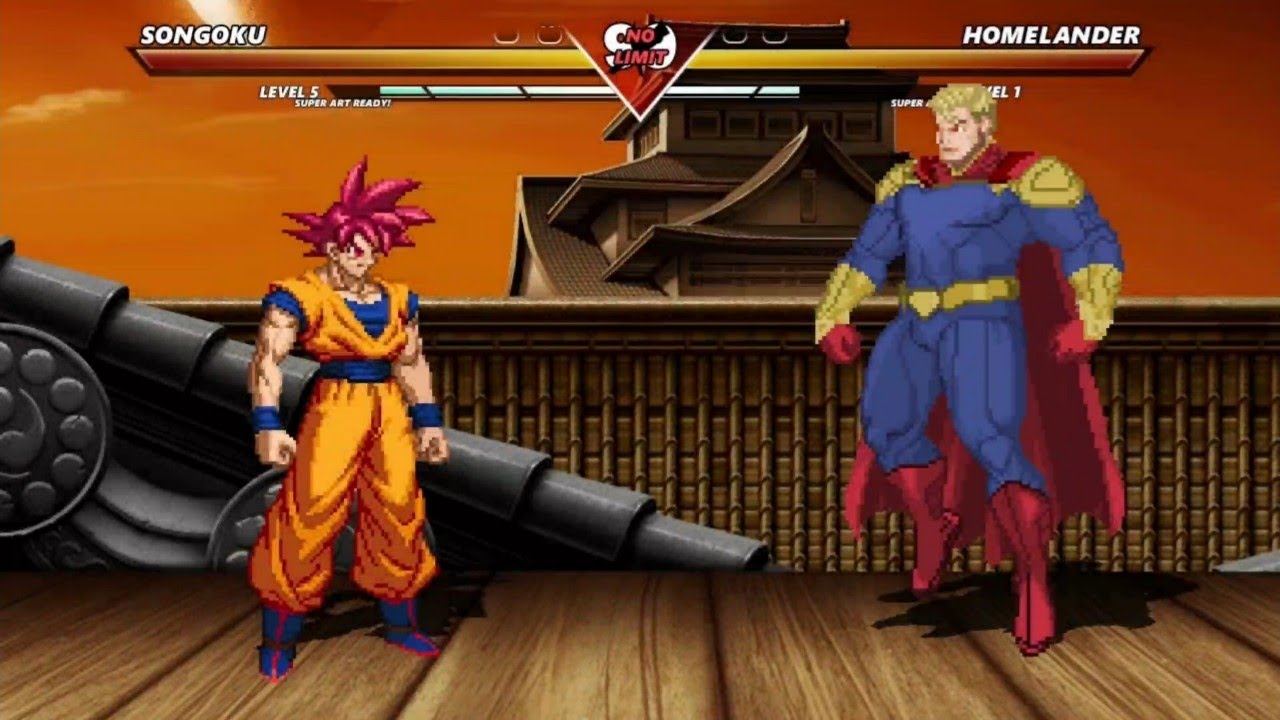 GOKU SUPER SAIYAN GOD vs HOMELANDER - Highest Level Incredible Epic ...