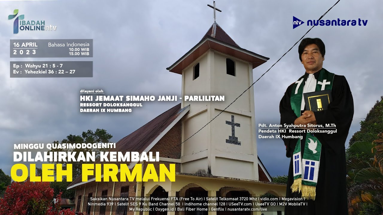 DILAHIRKAN KEMBALI OLEH FIRMAN | Ibadah Online Nusantara TV & HKI ...