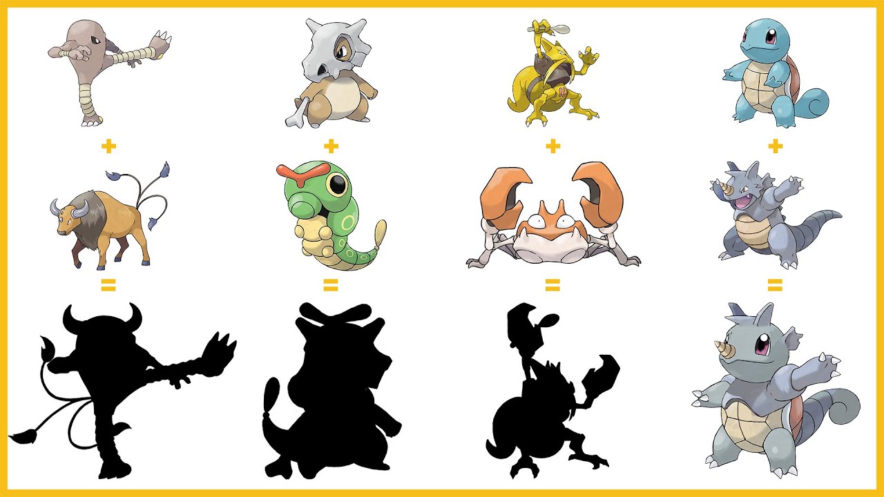 Pokemon Fusion Compilation #235 | rhydon | squirtle | krabby | kadabra ...